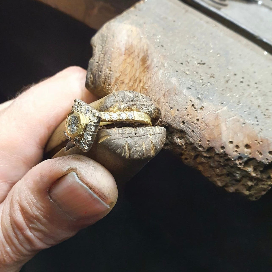 Bespoke Octagonal Cut Halo Ring - Ryan Thomas Jewellers